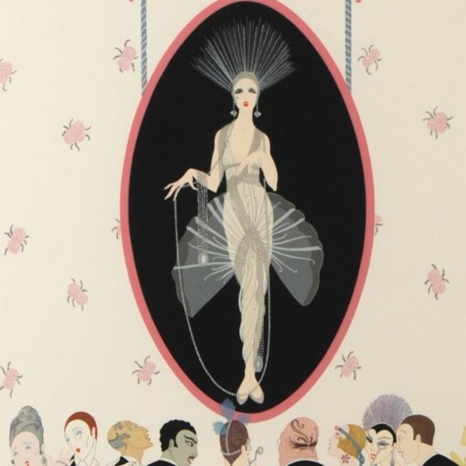 Erte (Romain De Tirtoff) "Portrait" – Weller Galleries
