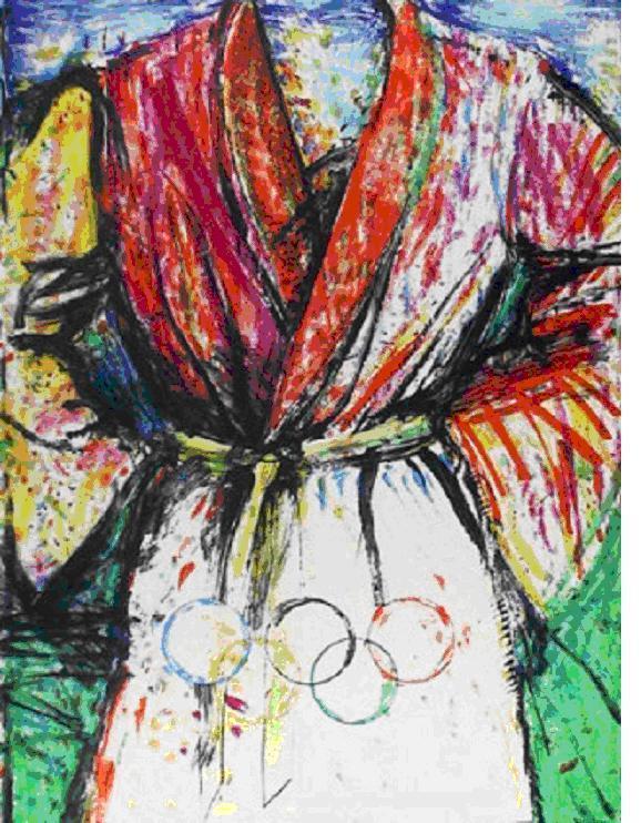 Jim Dine "Olympic Robe" Lithograph - Weller Galleries