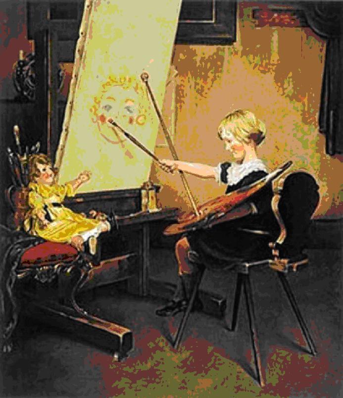 Norman Rockwell "Artist's Daughter" – Weller Galleries