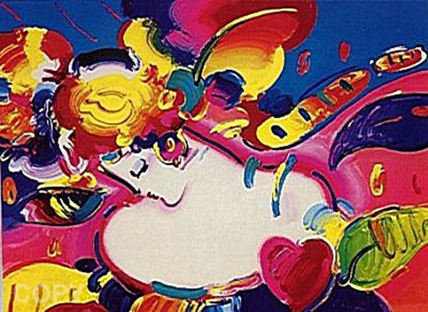 Peter Max "Flower Blossom Lady" – Weller Galleries