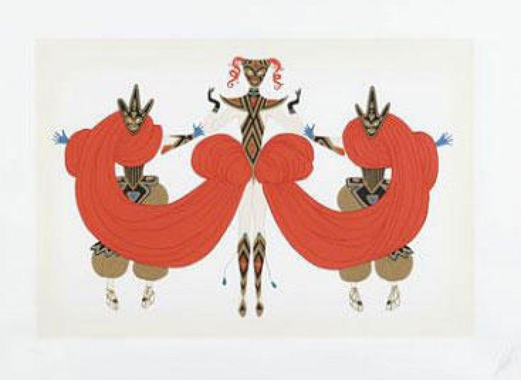 Erte (Romain De Tirtoff) "Carnival" – Weller Galleries
