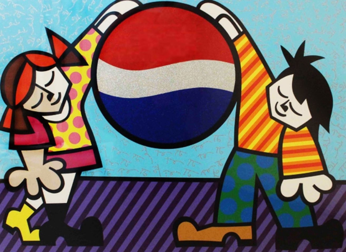 Romero Britto "New Generation" Print – Weller Galleries
