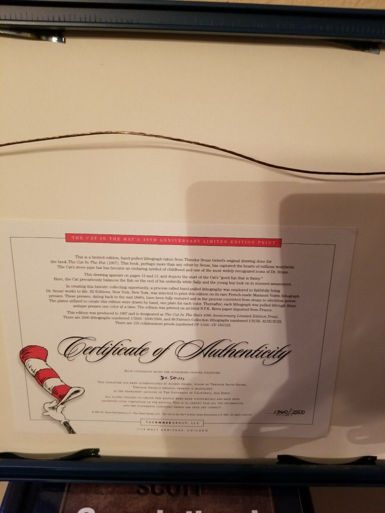 Dr Seuss THEODOR GEISE "a game that I call Up Up with a Fish " OFFER ...