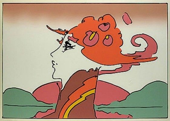 Peter Max "Mountain Girl" - Weller Galleries