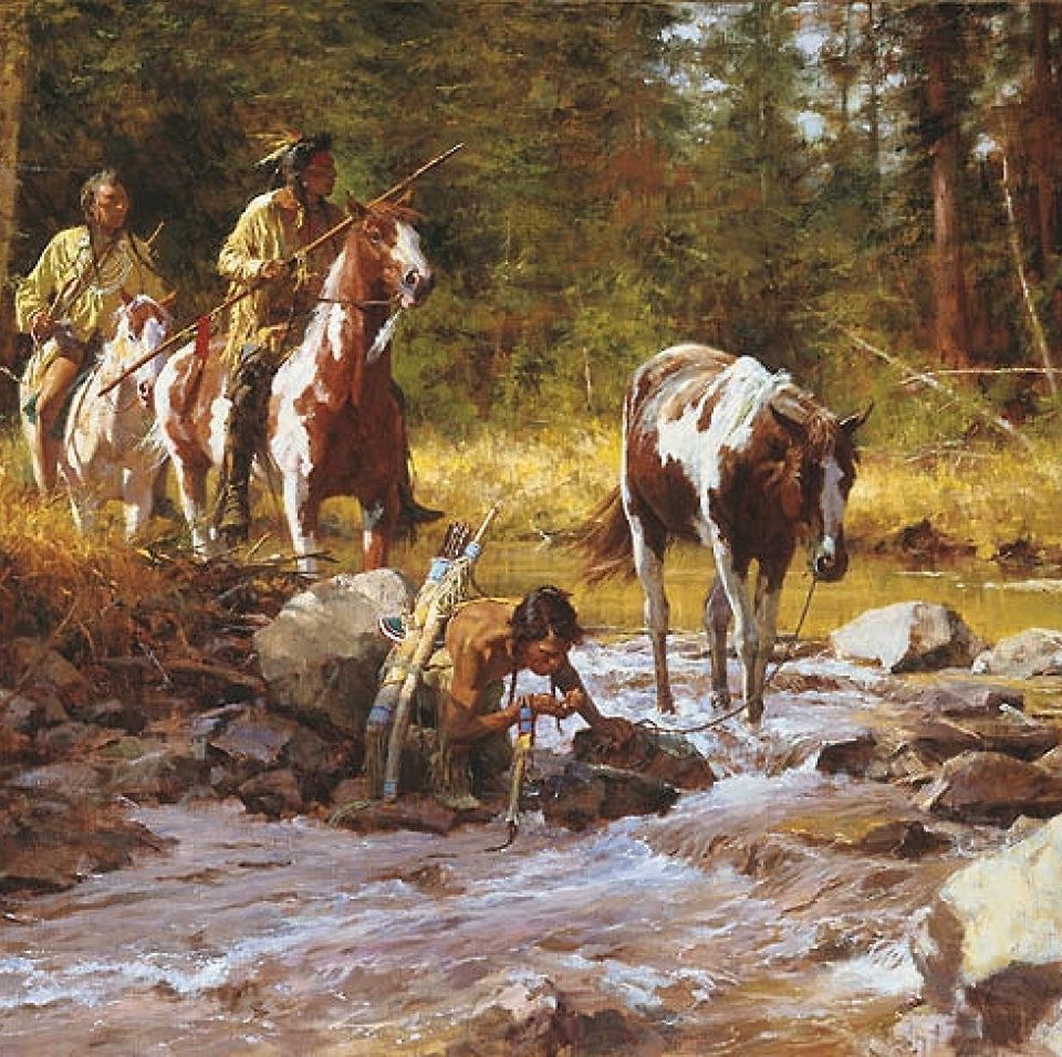 Howard Terpning "Horse of a Different Color " WG - Weller Galleries
