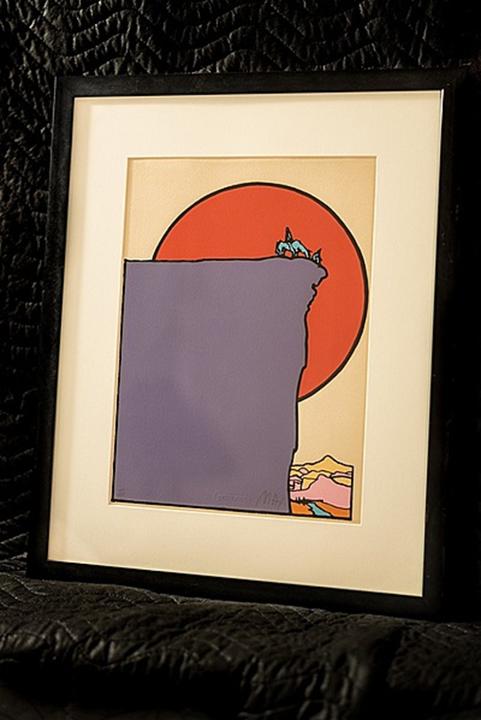 Peter Max "Montana Sun" - Weller Galleries