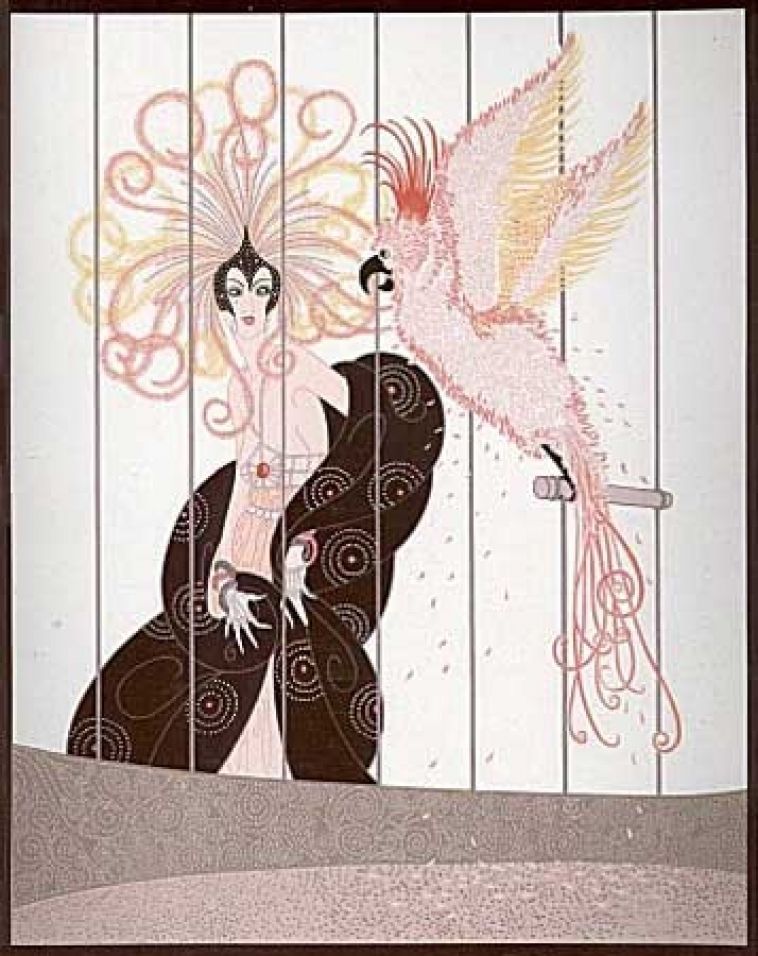 Erte (Romain De Tirtoff) "Bird Cage" - Weller Galleries