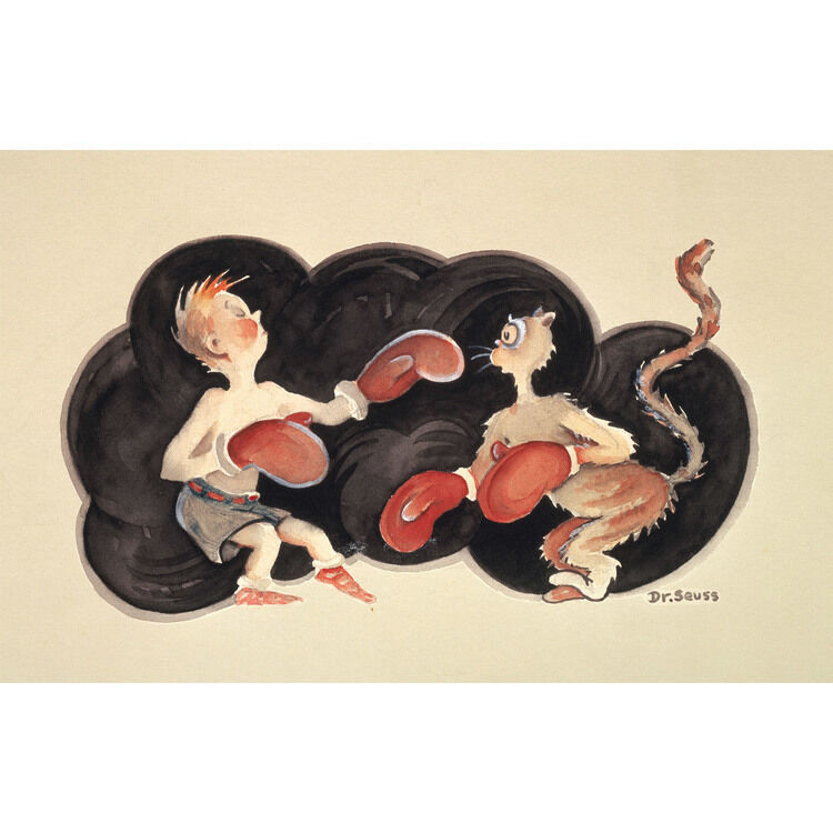 Dr Seuss THEODOR GEISEL "Manly Art of Self-Defefence" SJ - Weller Galleries