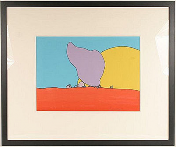 Peter Max "Rocks and Sun" - Weller Galleries