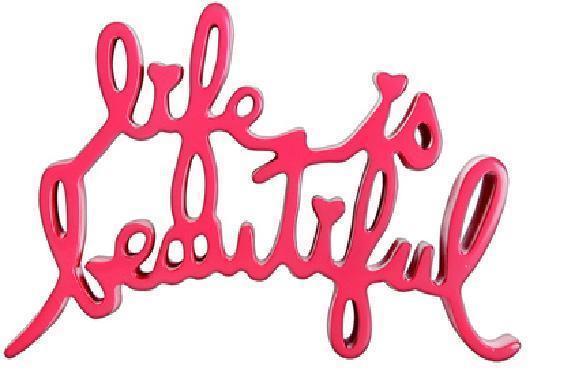 Mr Brainwash "LIFE IS BEAUTIFUL (PINK)" Cast Resin Sculpture – Weller ...